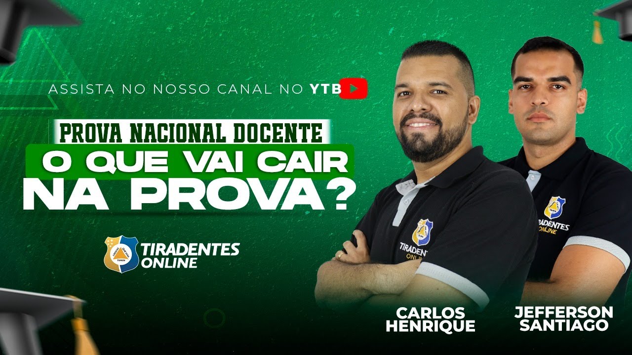 PND 2025 - O QUE VAI CAIR NA PROVA? || PROFS. CARLOS HENRIQUE E ...