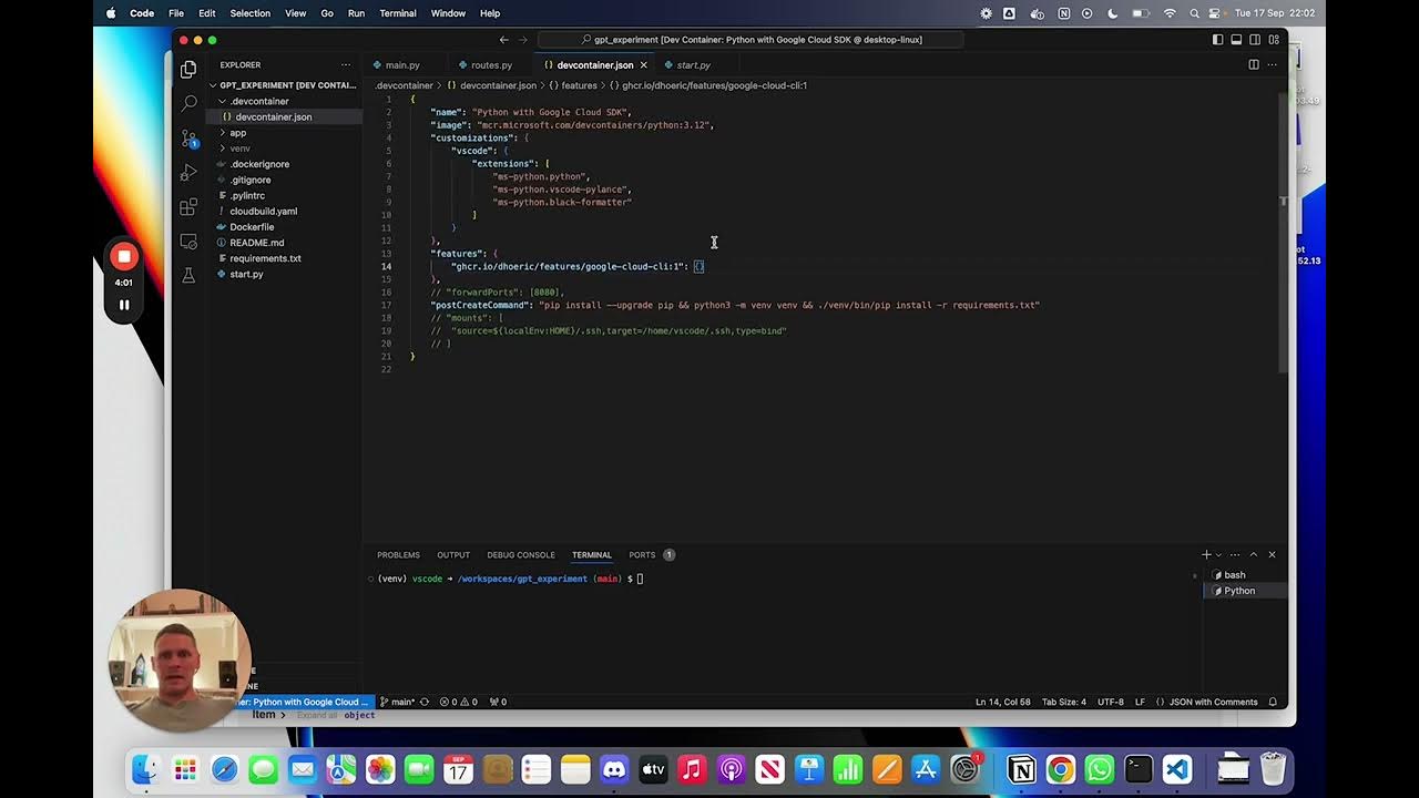 1/5 Set-Up VSCode with DevContainers and Docker for FastAPI 🚀 - YouTube