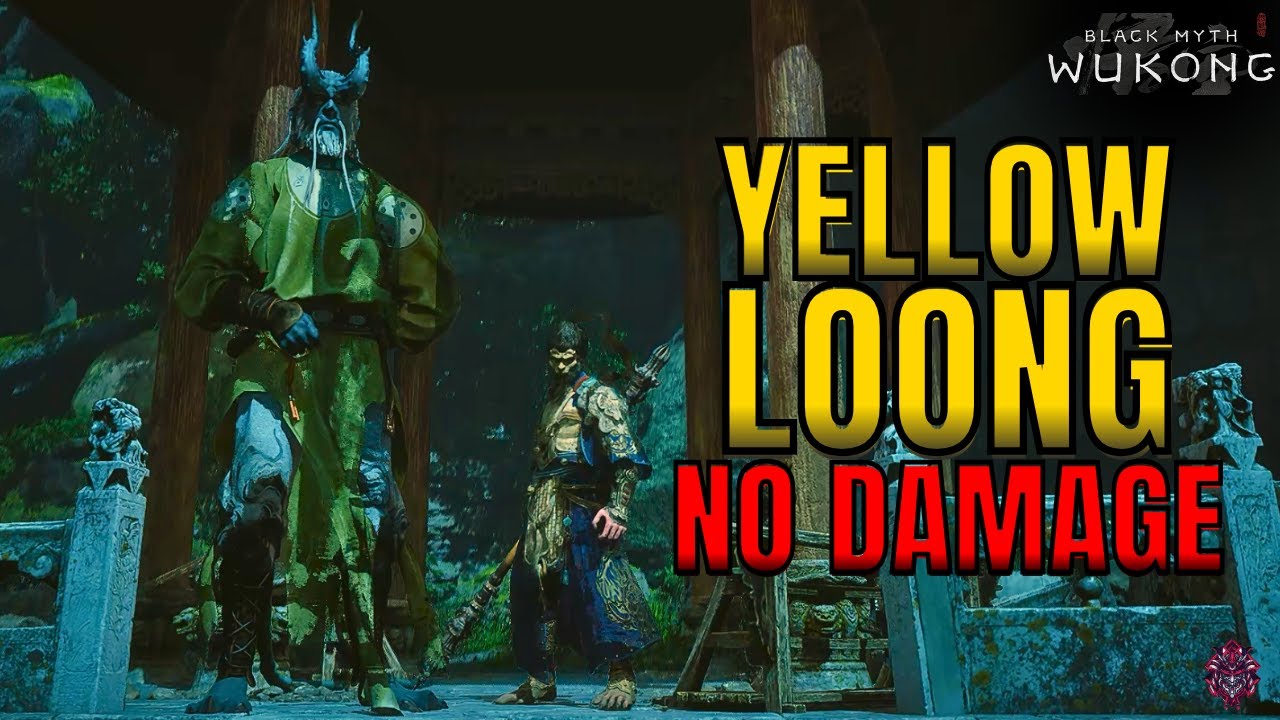 I CRUSHED Yellow Loong with NO DAMAGE in Black Myth Wukong - YouTube