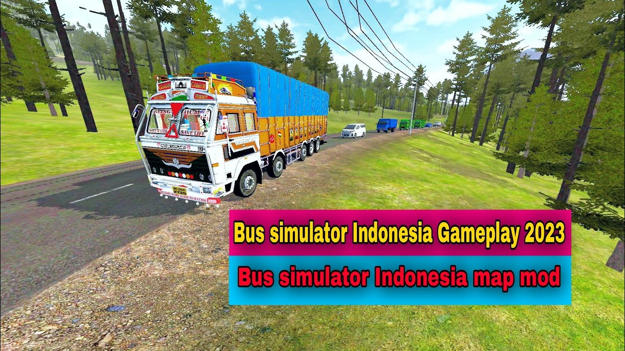 Bus simulator Indonesia Gameplay 2023 || Bus simulator Indonesia map mod #simulator - YouTube