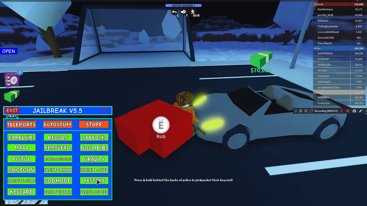 ROBLOX THE CRAZY SCRIPT GUY JAILBREAK!!! - YouTube