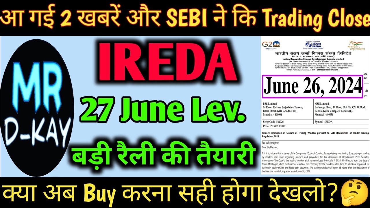 ireda share latest news🔥indian renewable energy share latest news ...