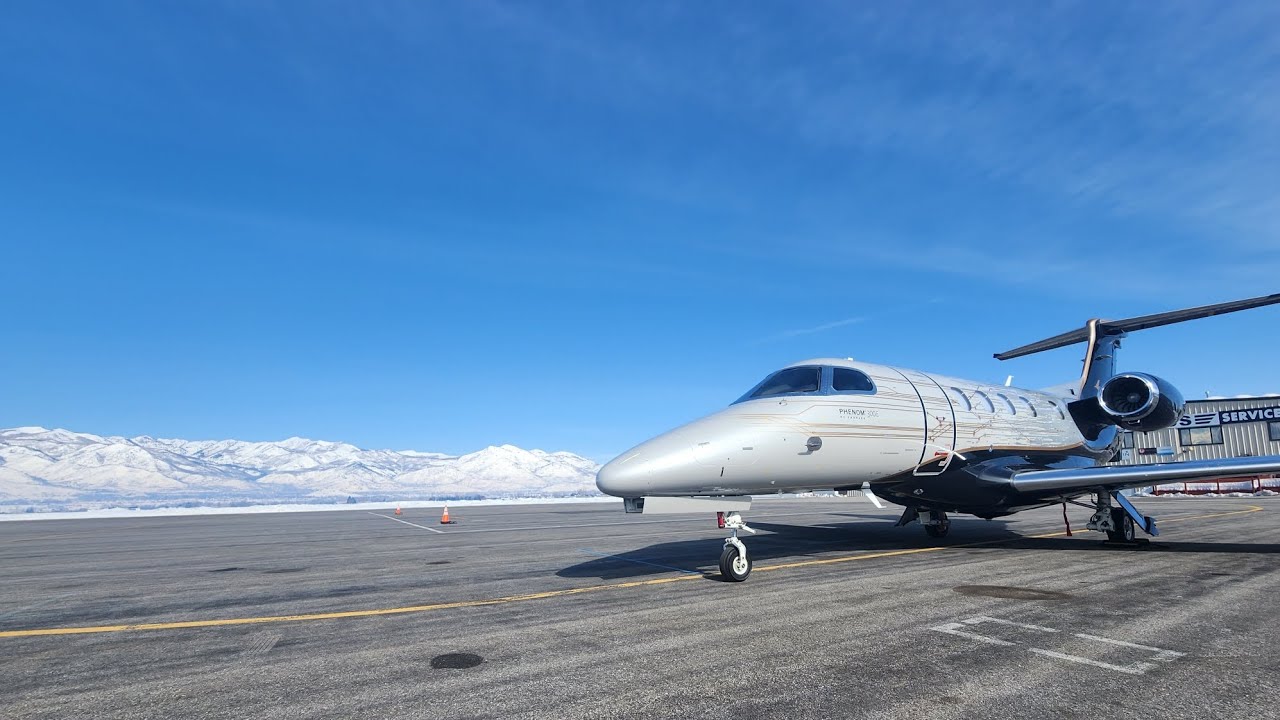 Utah Visual Approach in Mountainous Terrain in a Phenom 300 #aviation # ...