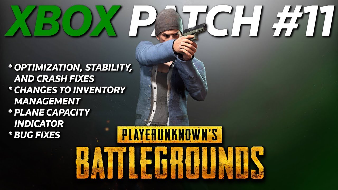 PlayerUnknown's Battlegrounds Patch #11 (Xbox One) Details!! - YouTube