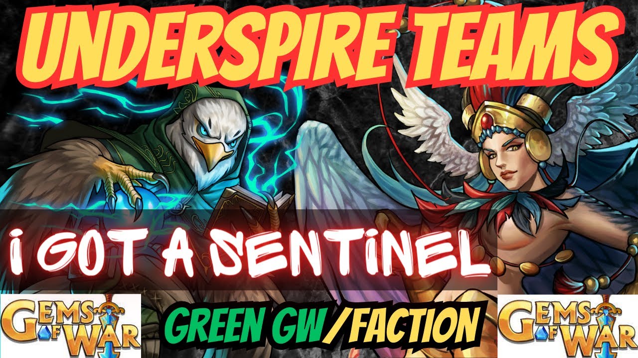 I GOT A SENTINEL! 7 Gems of War Underspire Stonesong Eyrie & Green Guild Wars Teams | Bracket 3 ...