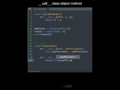 __call__ class object method in Python | Python Examples | Python Coding Tutorial | Python ...