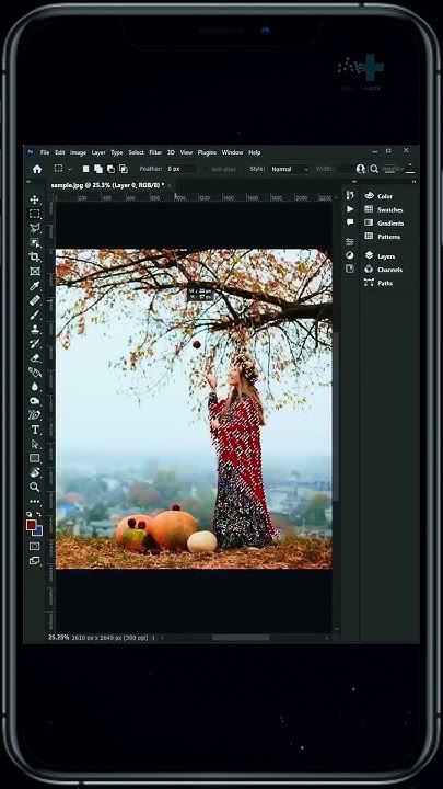 How to make the background B$W while maintaining the subject's color ...