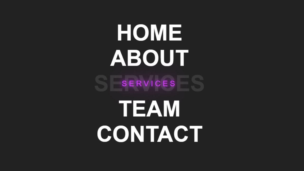 Html Css Menu Hover Effects Menu Hover Effect Youtube 7003
