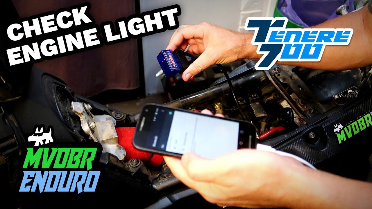 Tenere 700: Clearing Check Engine Light With Cheap OBD2 Code Scanner ...