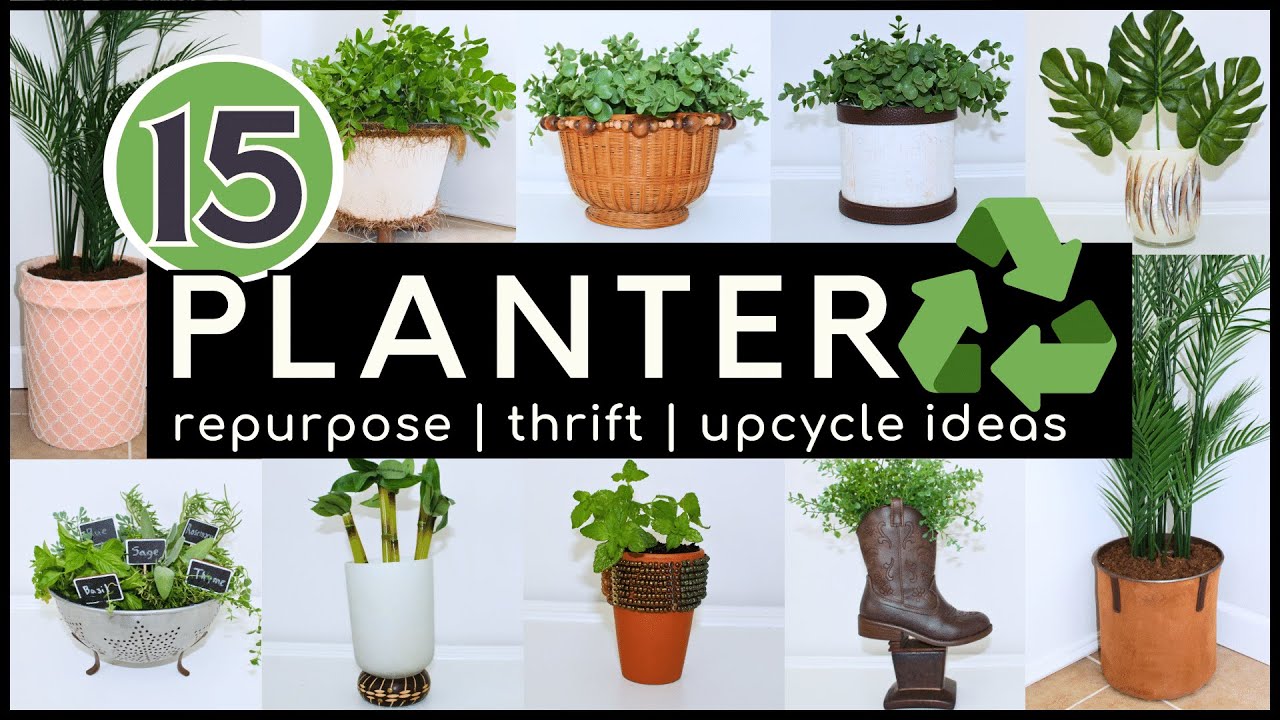 Repurposed Planter Ideas Upcycling Household Items As Repurposed