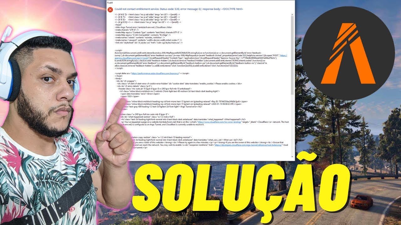 SOLU O FiveM Crashando Erro 530 YouTube SOLU O FiveM Crashando Erro 530 YouTube