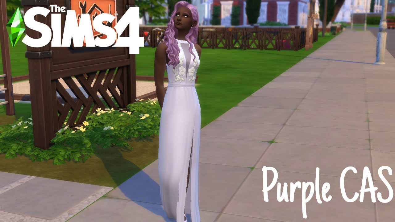 Purple Sim💜 | The Sims 4 Creating Townies - YouTube