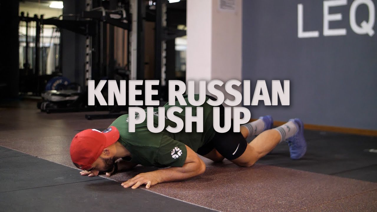 Knee russian push up - YouTube