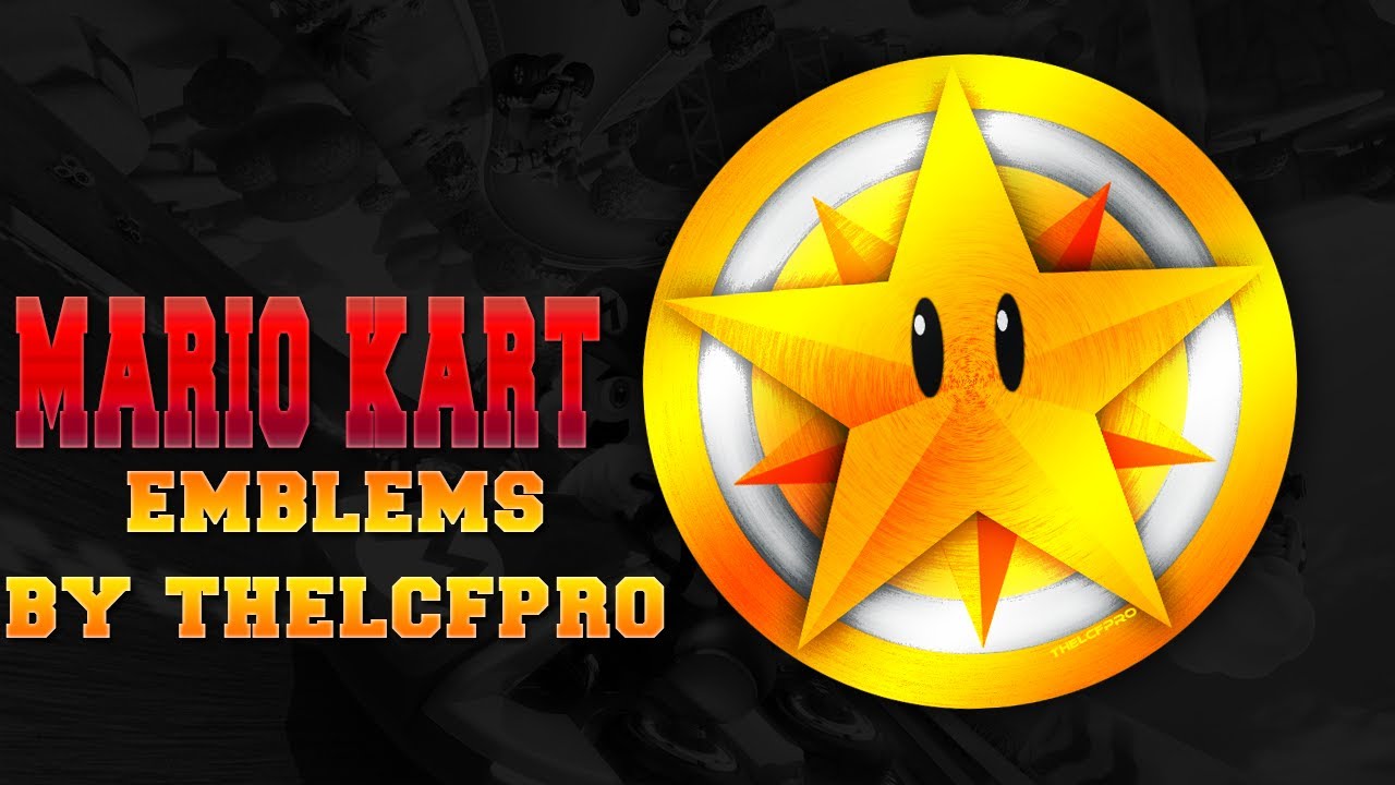 Mario Kart - Emblem art #2 - YouTube