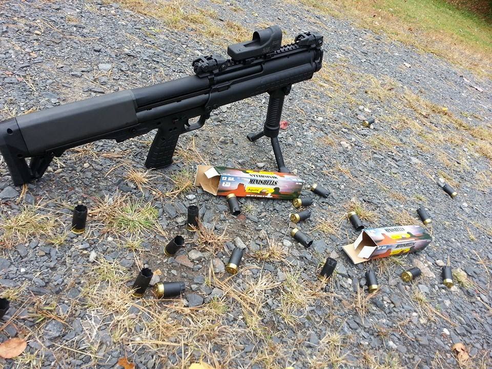 Kel-tec KSG w/Aguila Mini Shot Shells - YouTube
