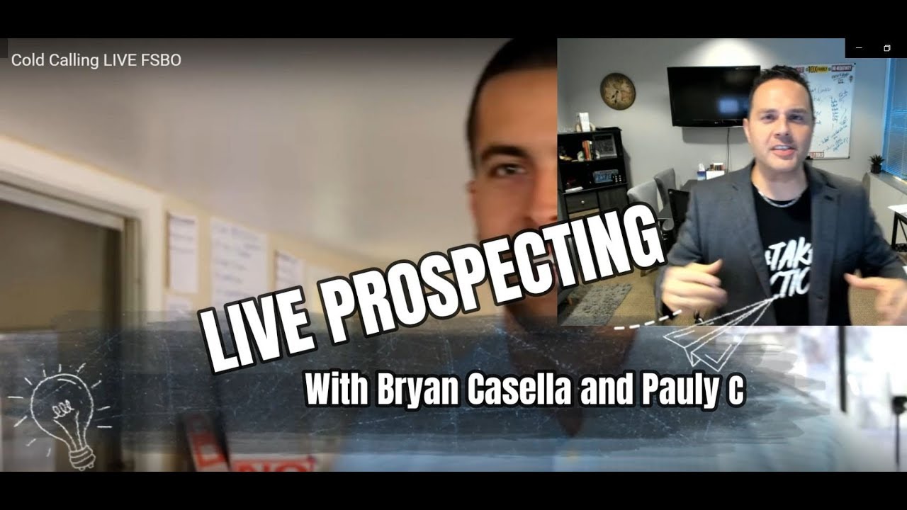 Live Cold Calling Expireds; Bryan Casella Review - YouTube