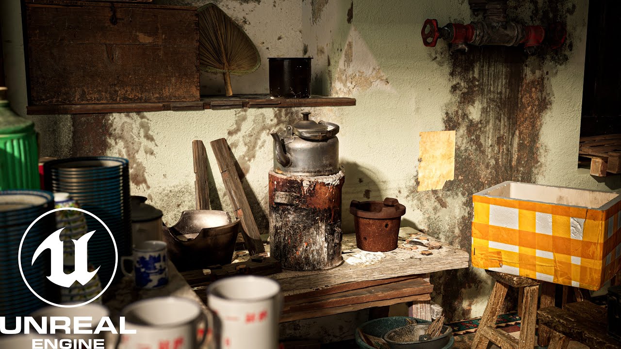 Old Colonial Building Interior Environment in Unreal Engine - YouTube