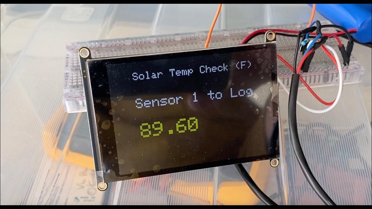 Solar Oven Data Logger With Graphical Output - YouTube
