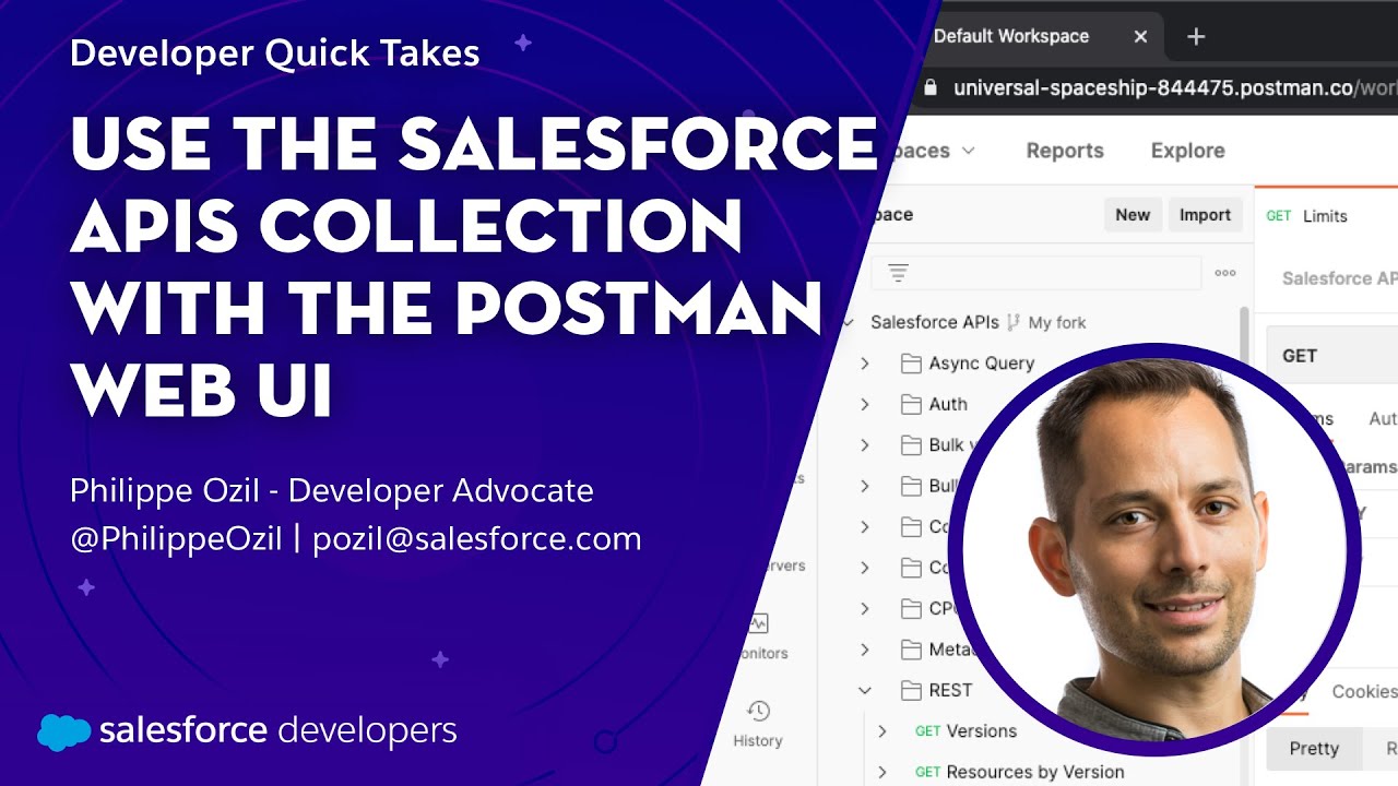 Use The Salesforce Apis Collection With The Postman Web Ui Developer Quick Takes Youtube