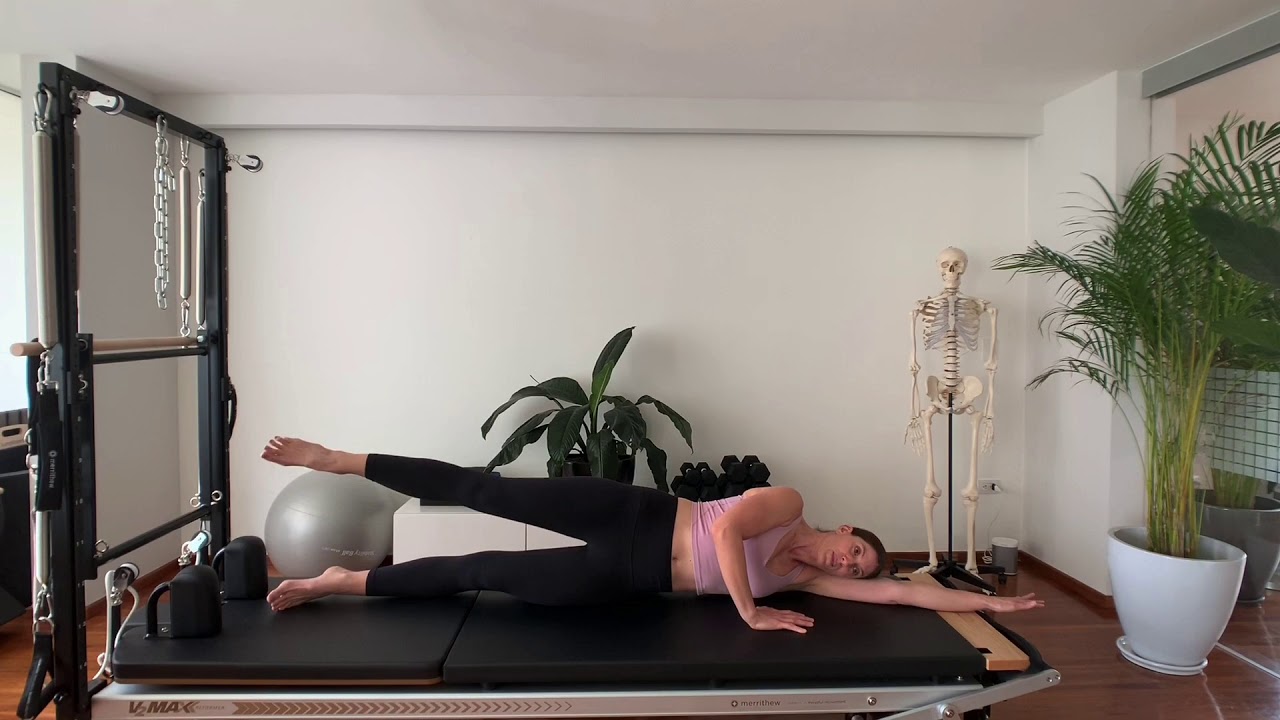 23. Side Leg Lift Series - 1. Top Leg Abduction - YouTube
