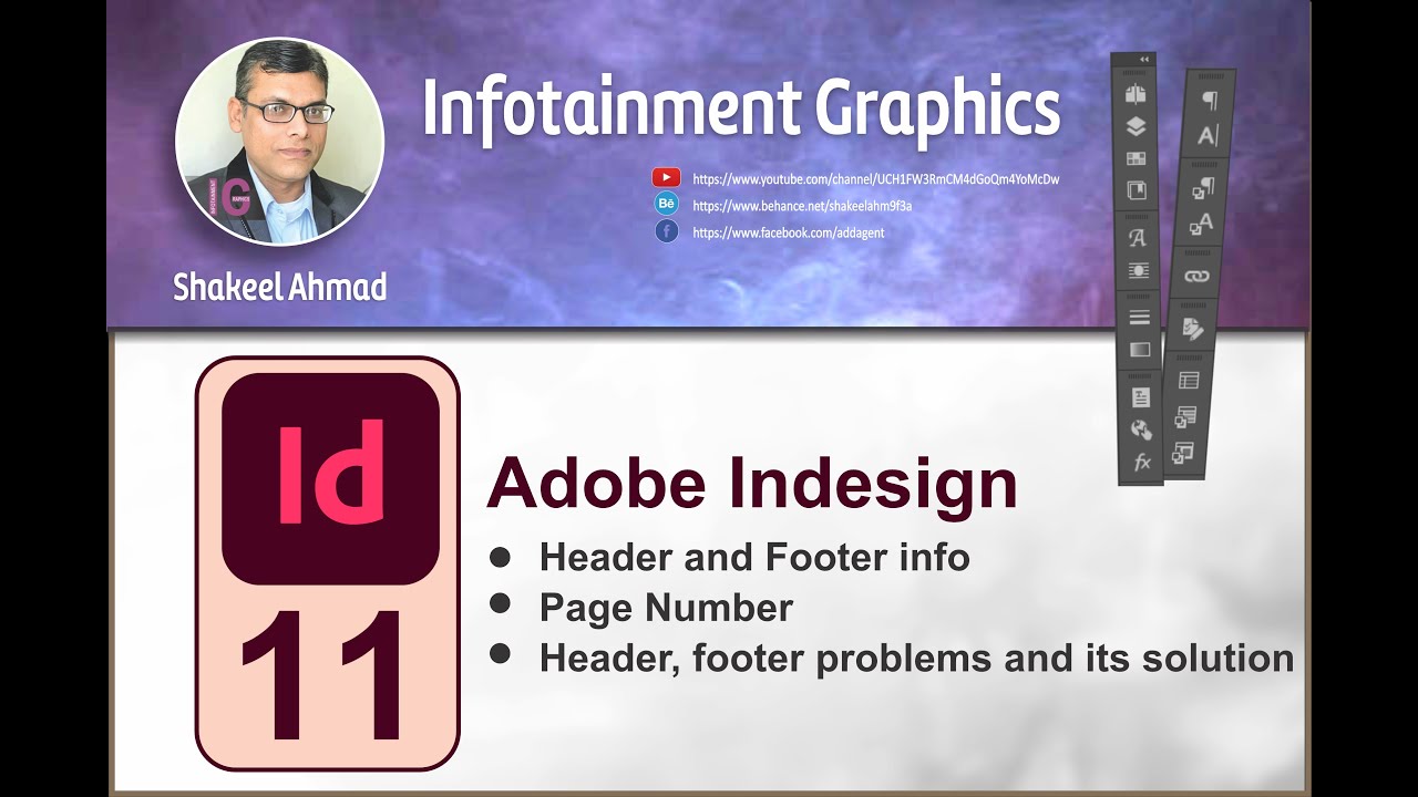 Adobe Indesign #11 Header Footer problems solution - YouTube