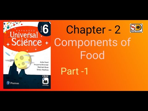Class 6 Science Chapter 2 (Components of Food)Part-1 Pearson ...