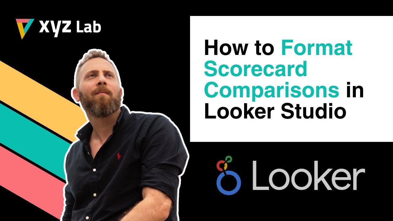 How to Format Scorecard Comparisons in Looker Studio - YouTube