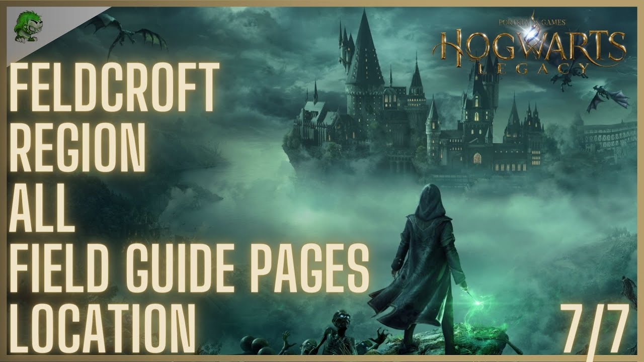 Hogwarts Legacy Feldcroft All Field Guide Pages Location - YouTube
