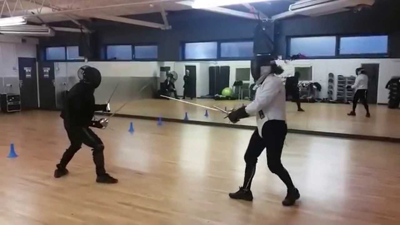 Rapier sword fighting: Rob vs Raffaele - YouTube