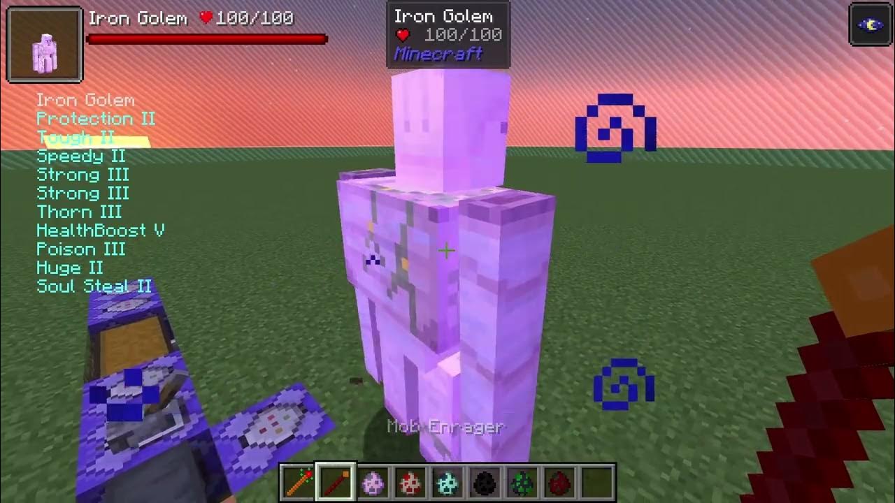 Enchanted Iron Golem Vs Dungeons Bosses - YouTube