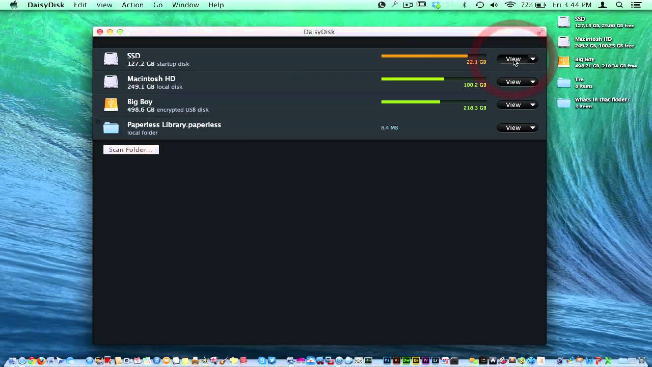 DaisyDisk Mac Cleaner - YouTube