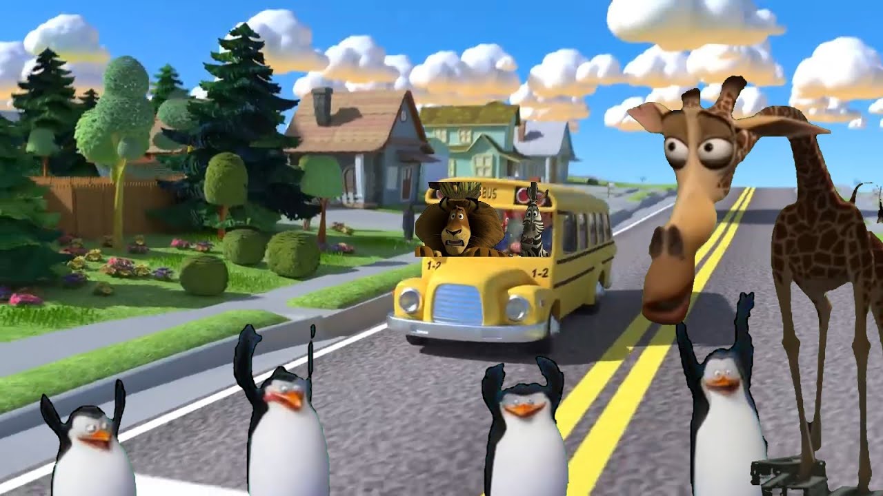 Wheels On The Bus Bears Dance - YouTube