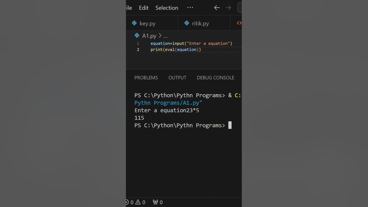Create Calculator in one line using python || PYTHON Programming || For Beginners || BugBusters ...