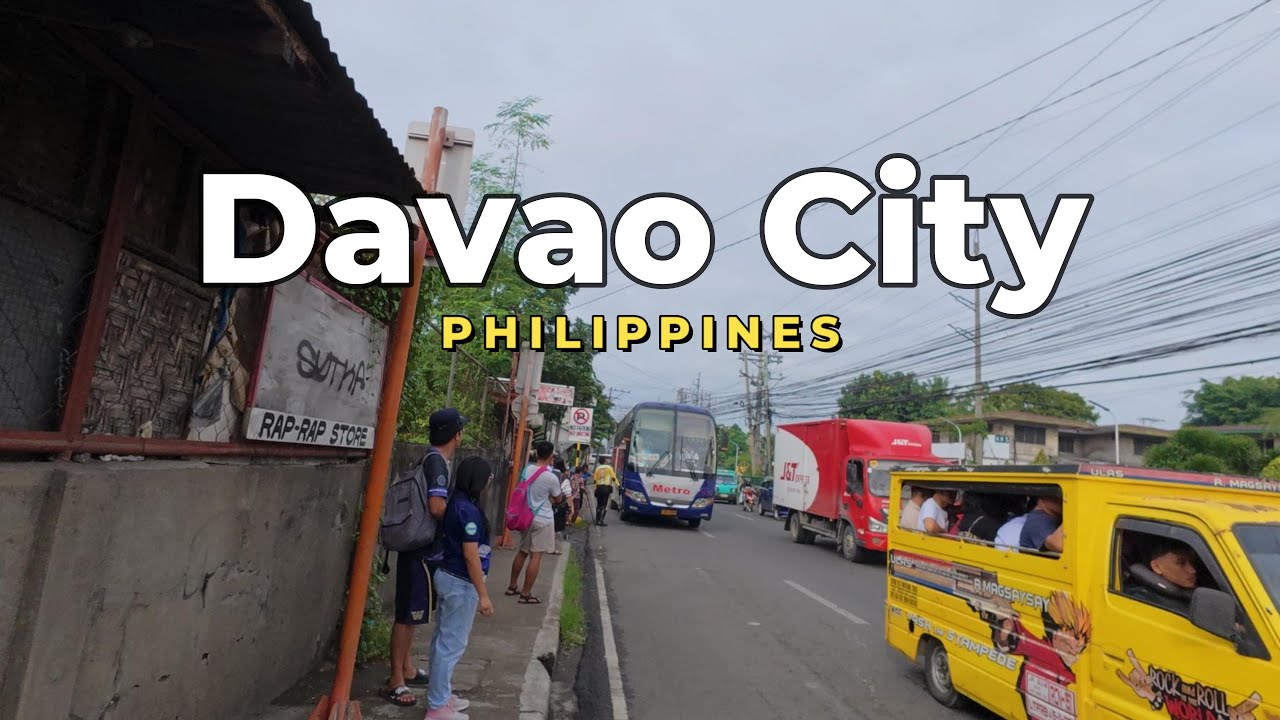 A Walking Tour of Davao City 4K Philippines - Streets, Sights & Sound ...