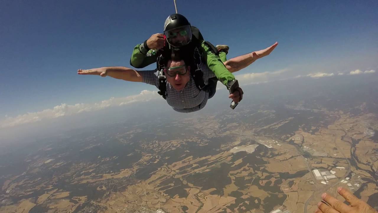 Skydiving in Barcelona, Spain - YouTube
