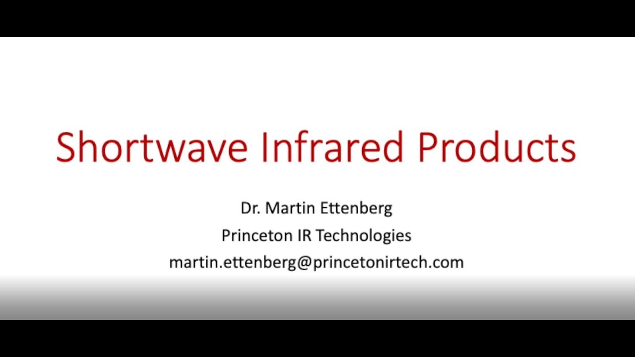 Short Wave Infrared (SWIR) Products and Demo - YouTube