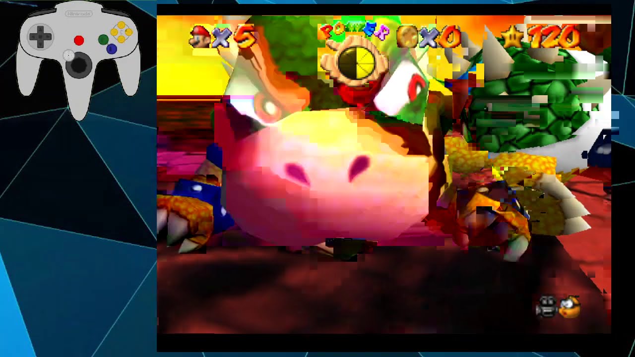 Super Mario 64 - Casually Completing all Three Bowser Levels (Dark ...