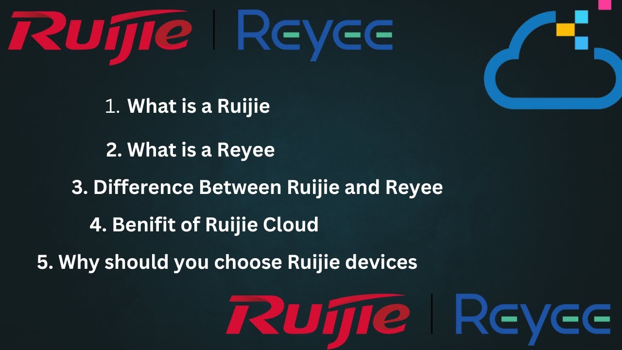 Ruijie & Reyee Explained: Benefits, Features, and Cloud Advantages ...