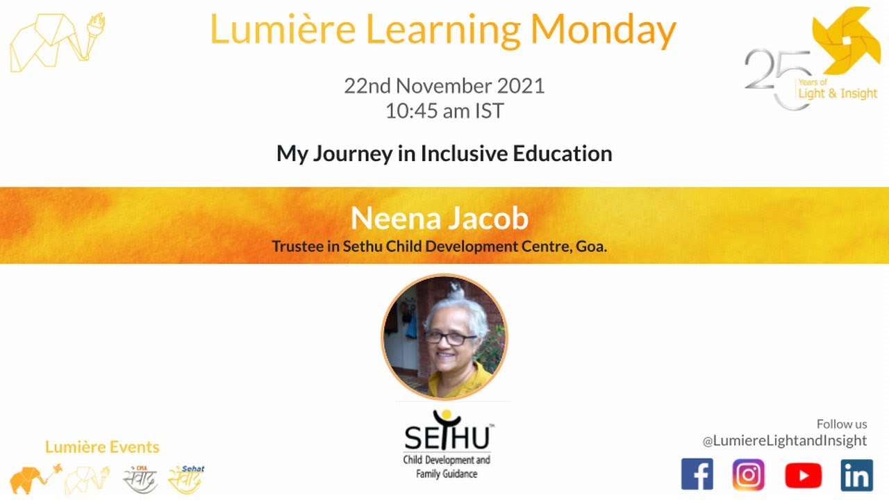 S3 E6 My Journey in Inclusive Education with Neena Jacob - YouTube