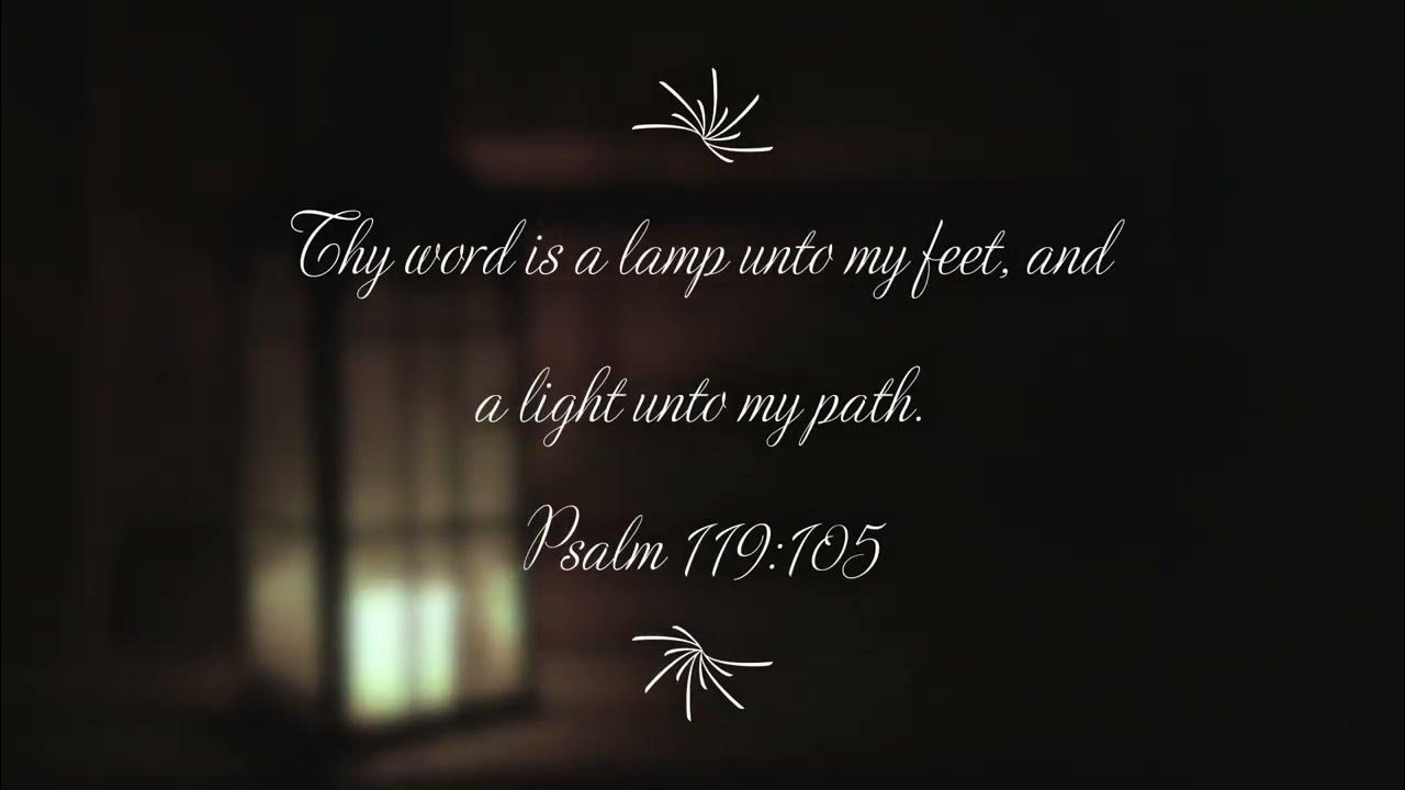 Psalm 119105 - YouTube