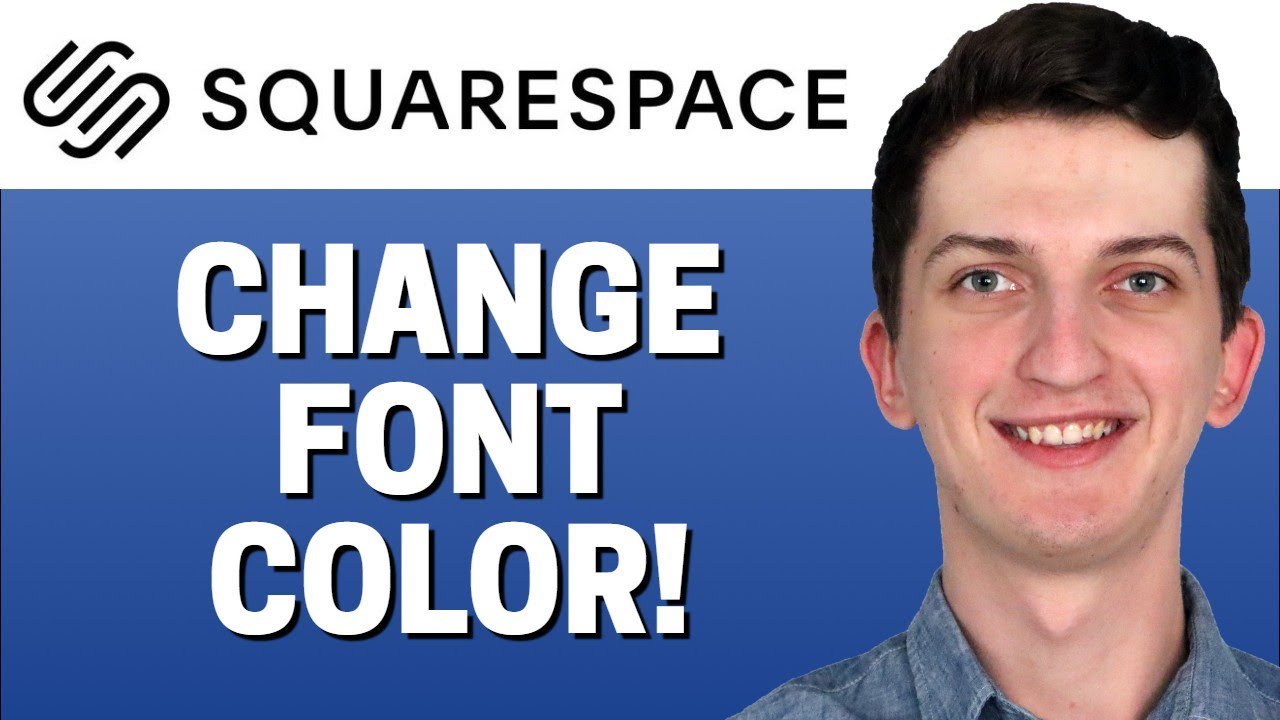 How to Change Font Color on One Page in Squarespace - YouTube