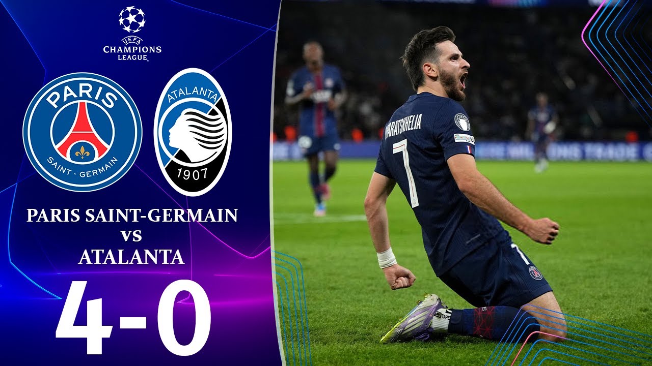 PSG - Atalanta | 4-0 | Résumé | UEFA Ligue des Champions 2025/26 ...