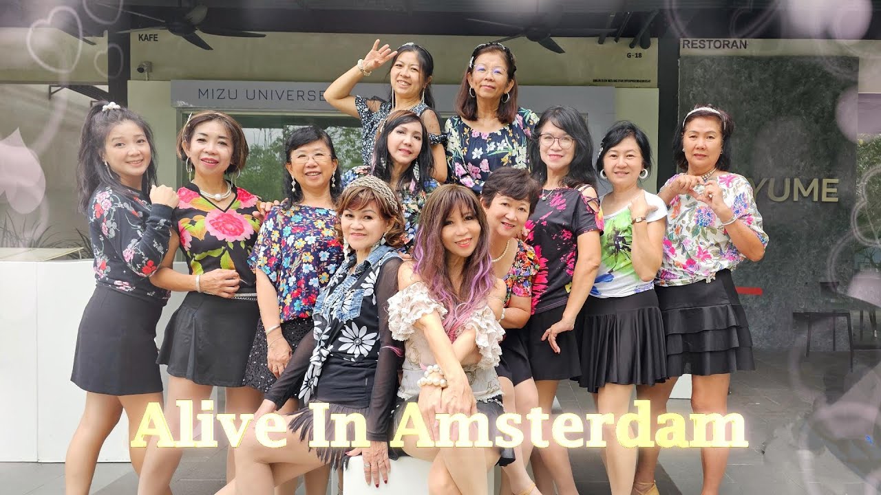 Alive In Amsterdam - Line Dance (Rob Fowler) - YouTube