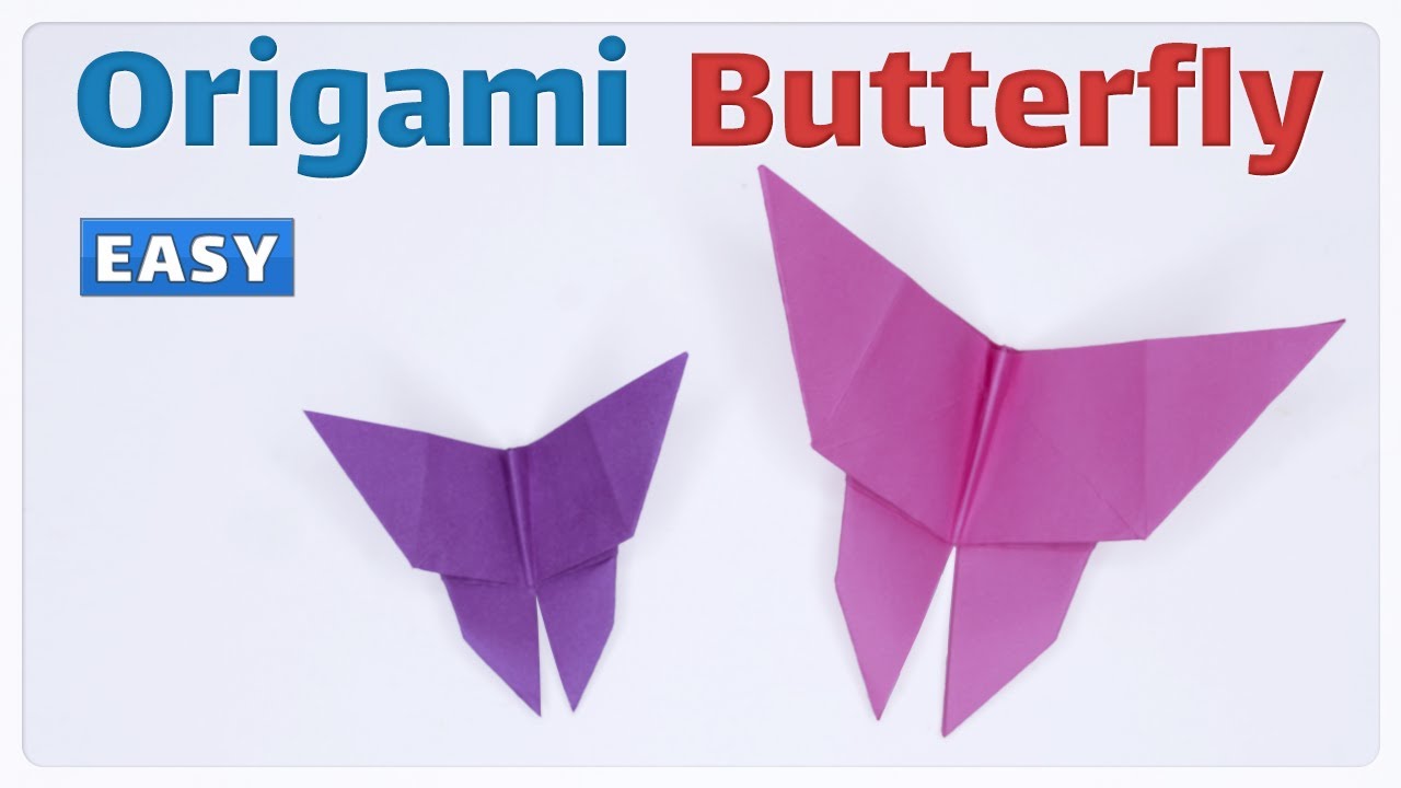 how-to-fold-butterfly-out-of-paper-youtube