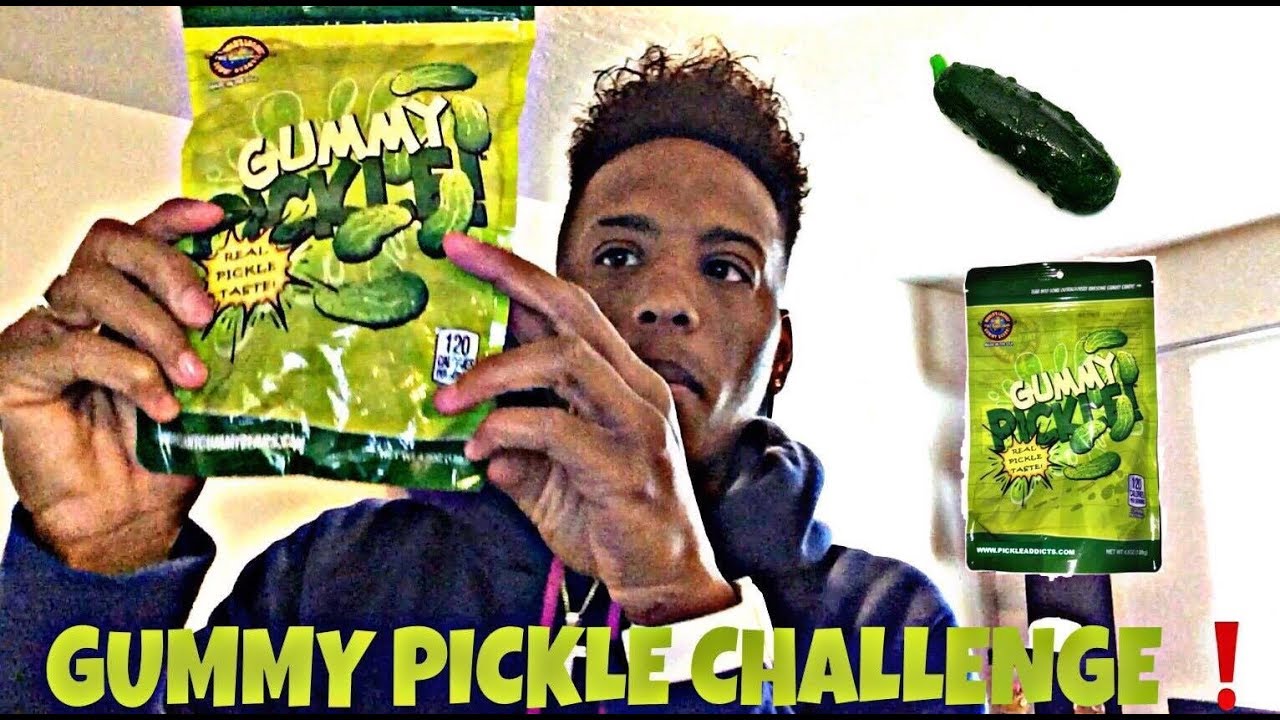 GUMMY PICKLE CHALLENGE!! - YouTube