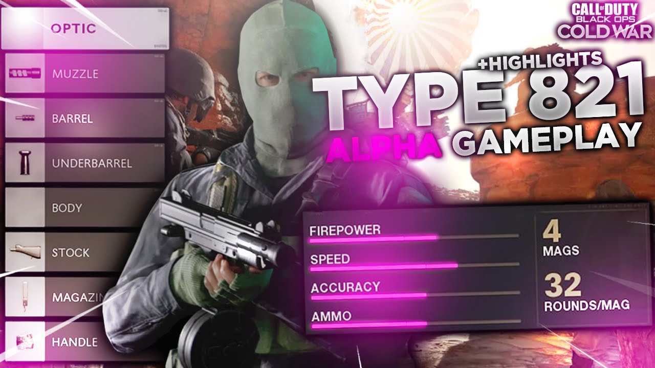 The Type 821 SMG (BLACK OPS COLD WAR) First Game *ALPHA GAMEPLAY* - YouTube