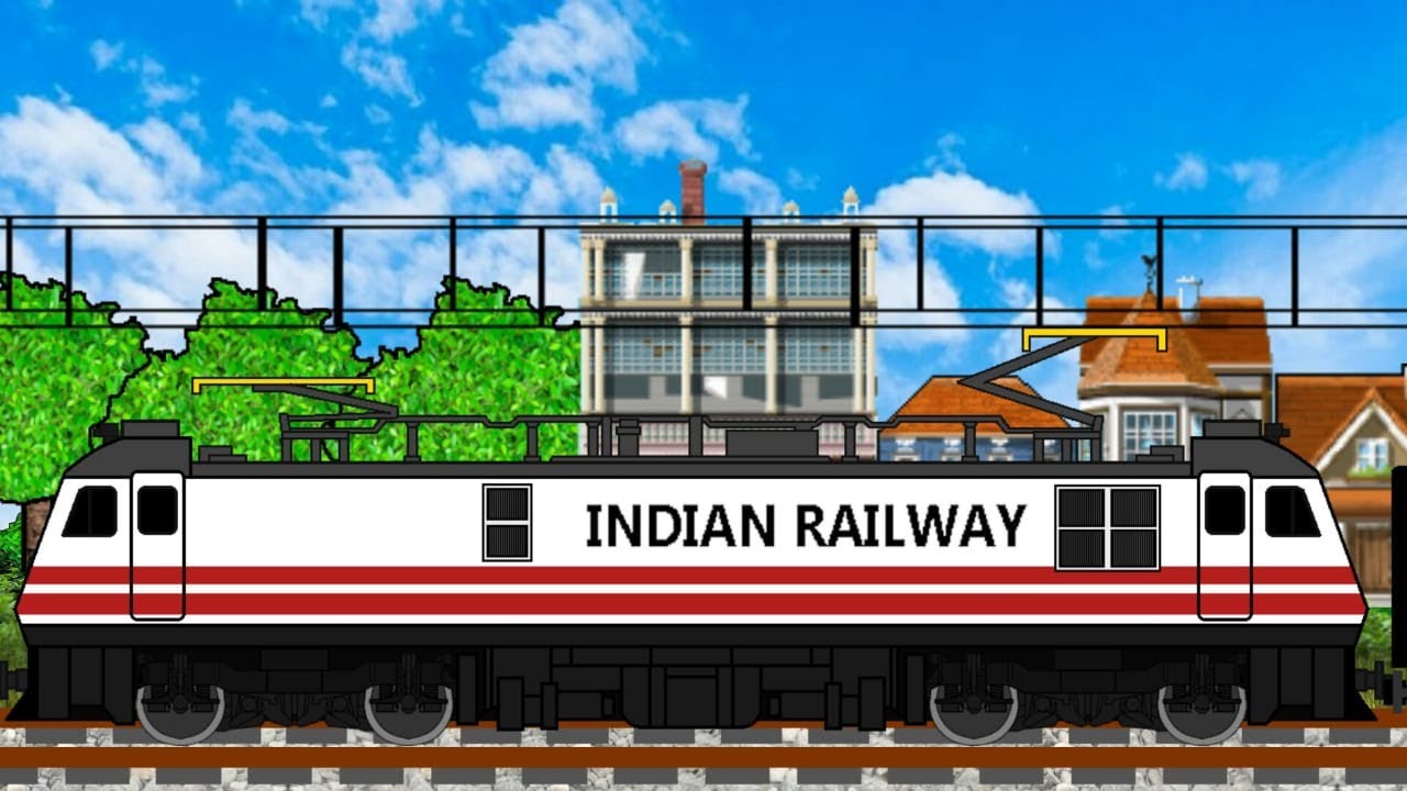 Gatimaan Express FT WAP 5 (Train Animation India) - YouTube