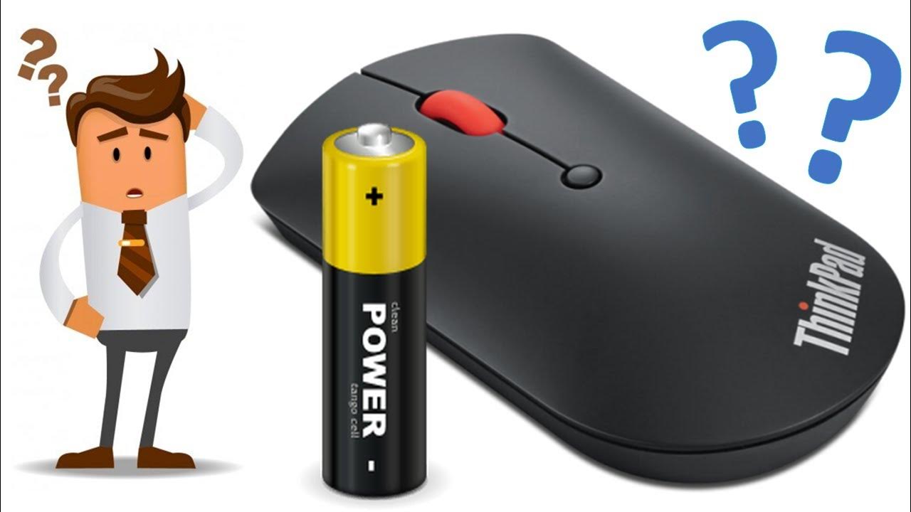 How to replace Thinkpad Lenovo Wireless Mouse Battery #lenovo #thinkpad #lenovothinkpad - YouTube