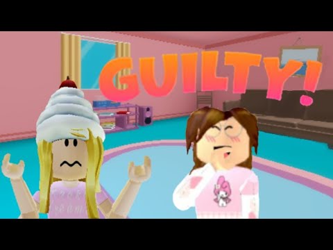 Playing roblox guilty! - YouTube