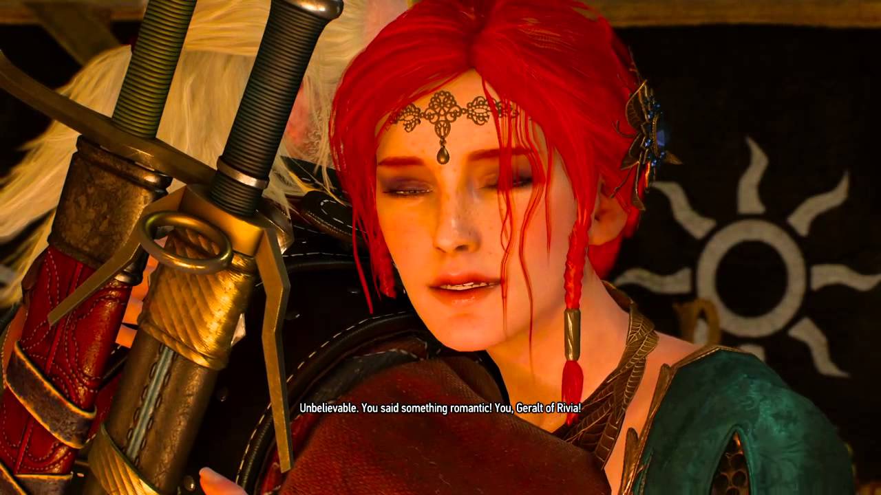 Triss and Geralt before the Final Battle. - YouTube